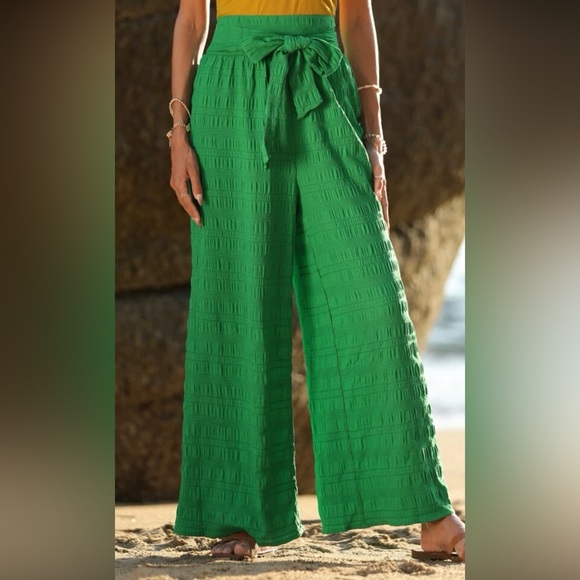 SHEIN | Pants & Jumpsuits | Xl Pretty Green Spring Summer Pants | Poshmark